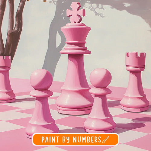 Pretty in Pink Paint-by-numbers – Wander Painting