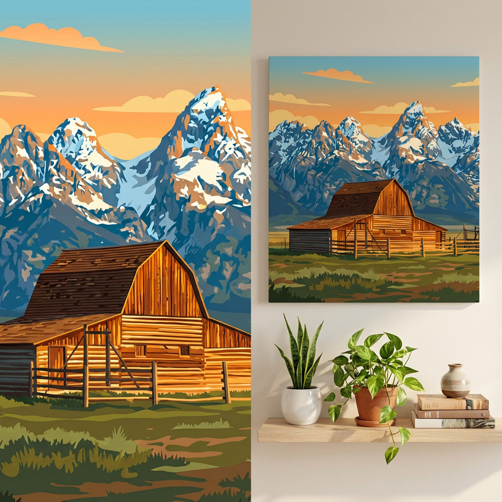 National Parks Landmarks Paint-by-numbers – Wander Painting