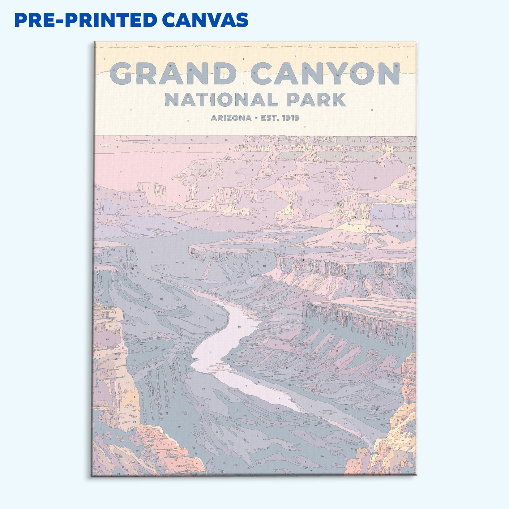 Grand Canyon National Park Heritage Edition | Paint by Numbers Kit ...