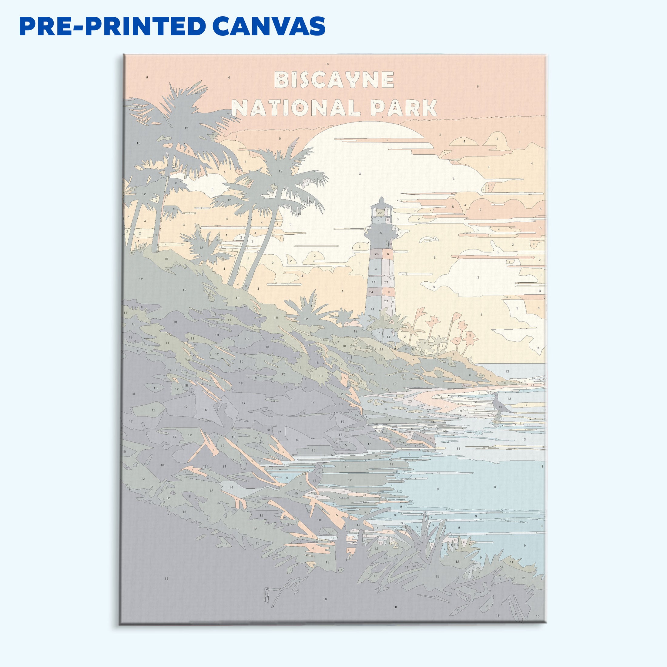 Biscayne National Park | Paint by Numbers Kit – Wander Painting