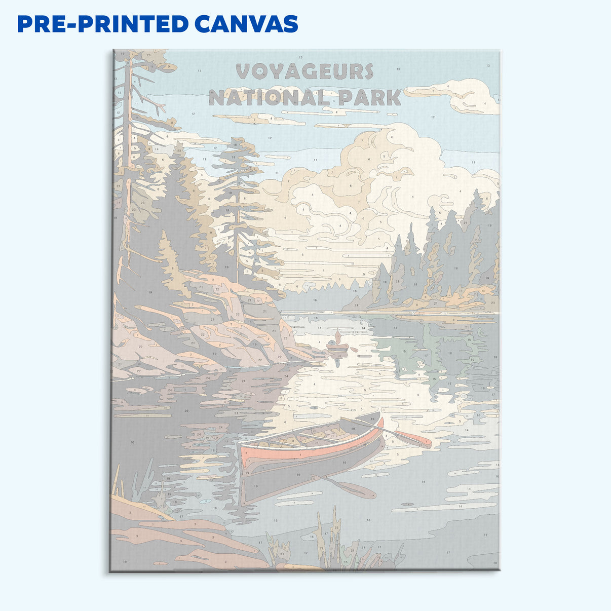 Voyageurs National Park | Paint by Numbers Kit – Wander Painting