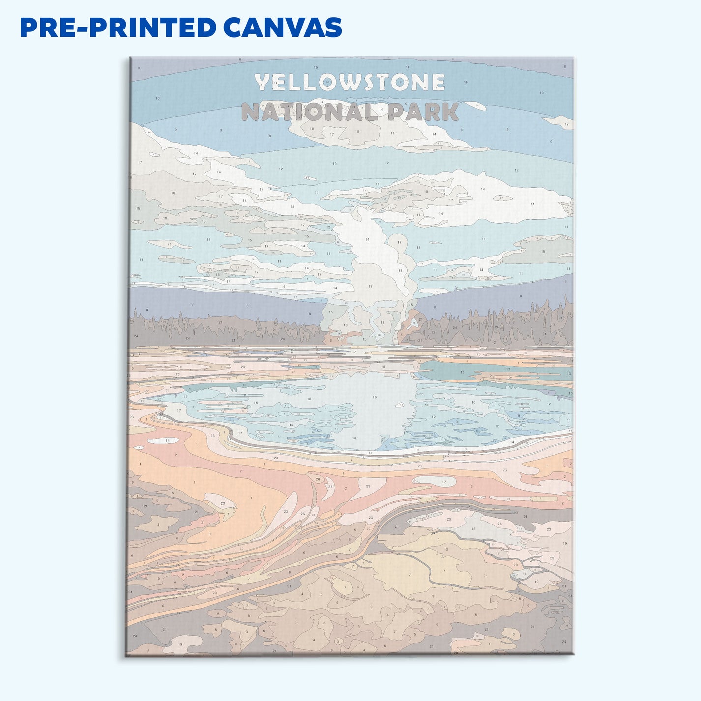 Yellowstone National Park | Paint by Numbers Kit – Wander Painting