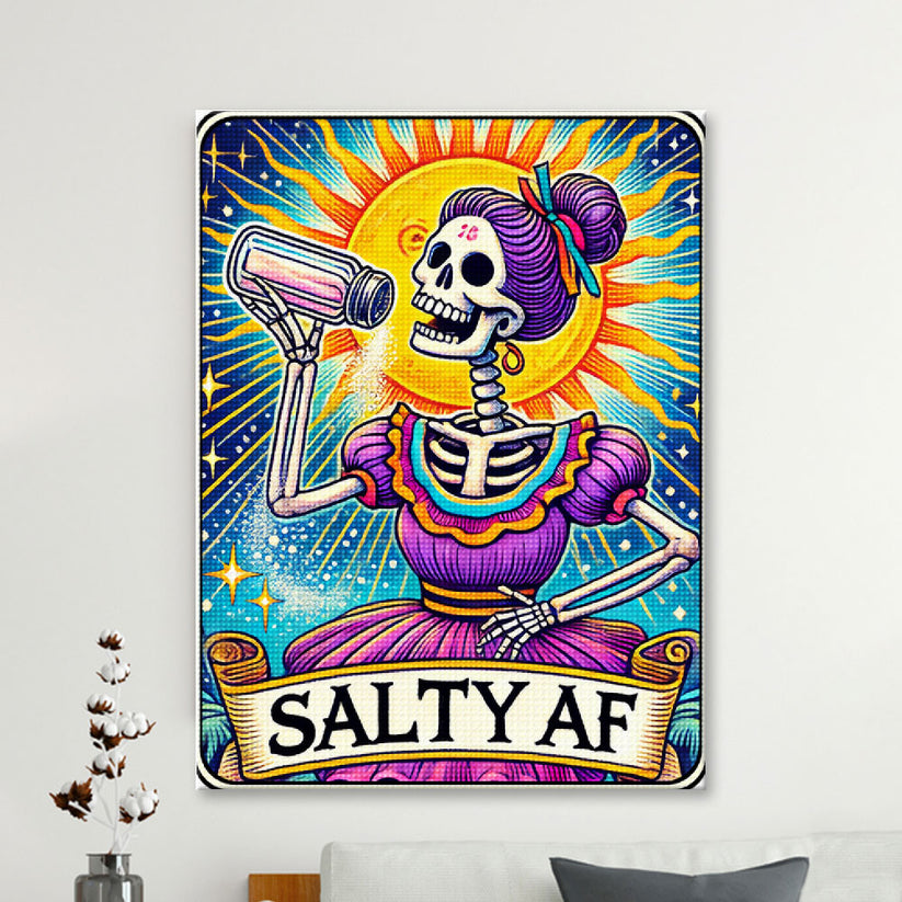 The Salty AF - Tarot Card Diamond Painting – Wander Painting