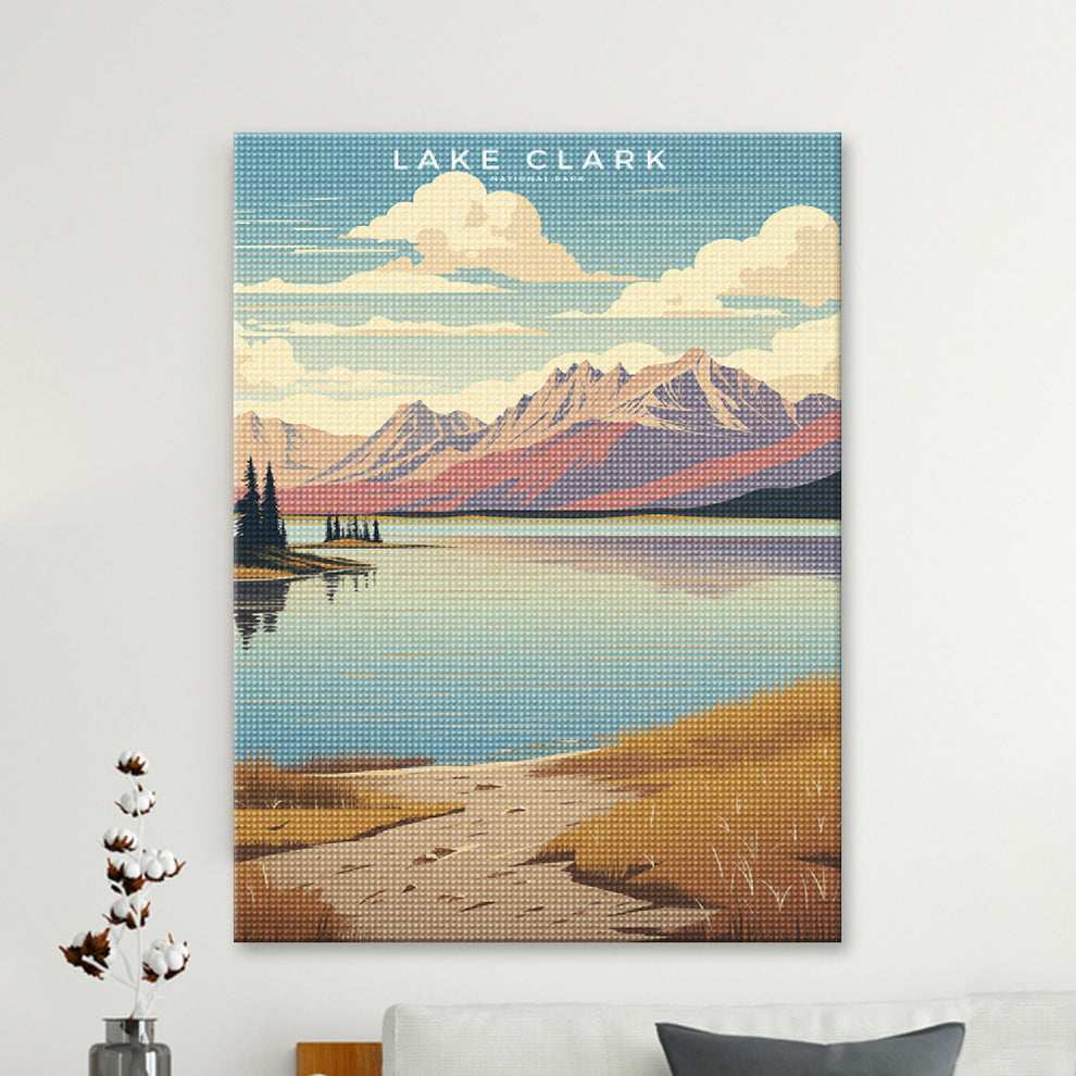 Lake Clark National Park Diamond Painting – Wander Painting