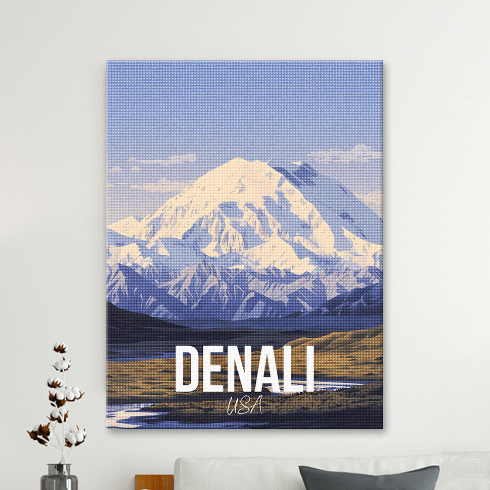 Denali USA Cityscape Diamond Painting – Wander Painting