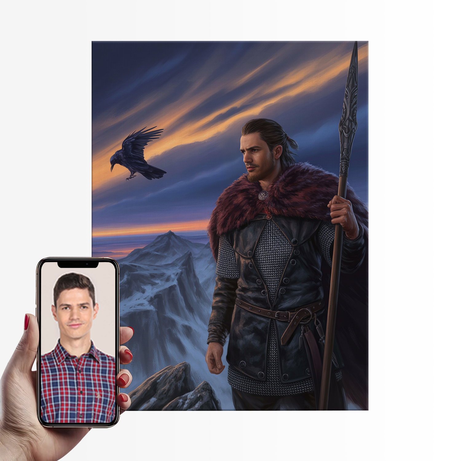 The Viking|Custom Paint by Numbers Kit – Wander Painting