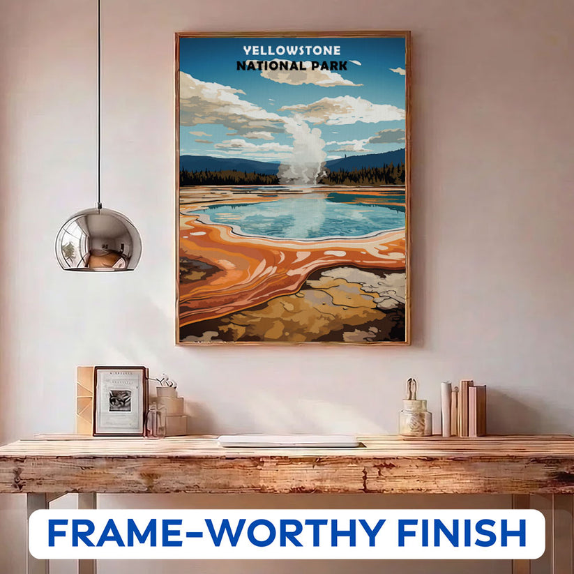 Yellowstone National Park | Paint by Numbers Kit – Wander Painting
