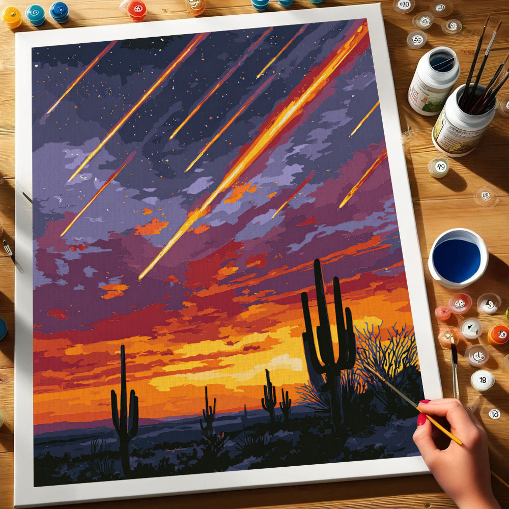 Desert Meteor | Paint by Numbers Kit – Wander Painting