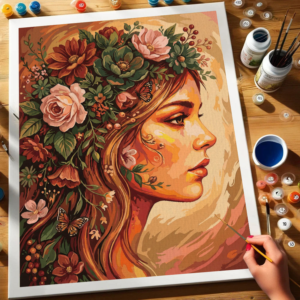 Earthbound Muse | Paint by Numbers Kit – Wander Painting