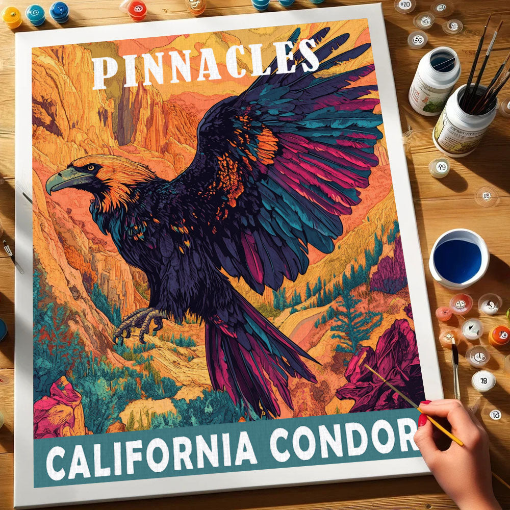 Pinnacles National Park Animal | Paint by Numbers Kit – Wander Painting