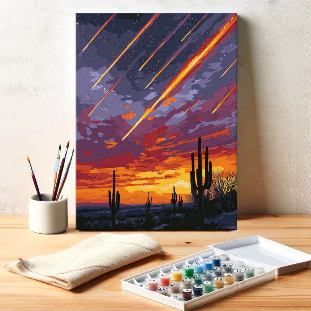 Desert Meteor | Paint by Numbers Kit – Wander Painting