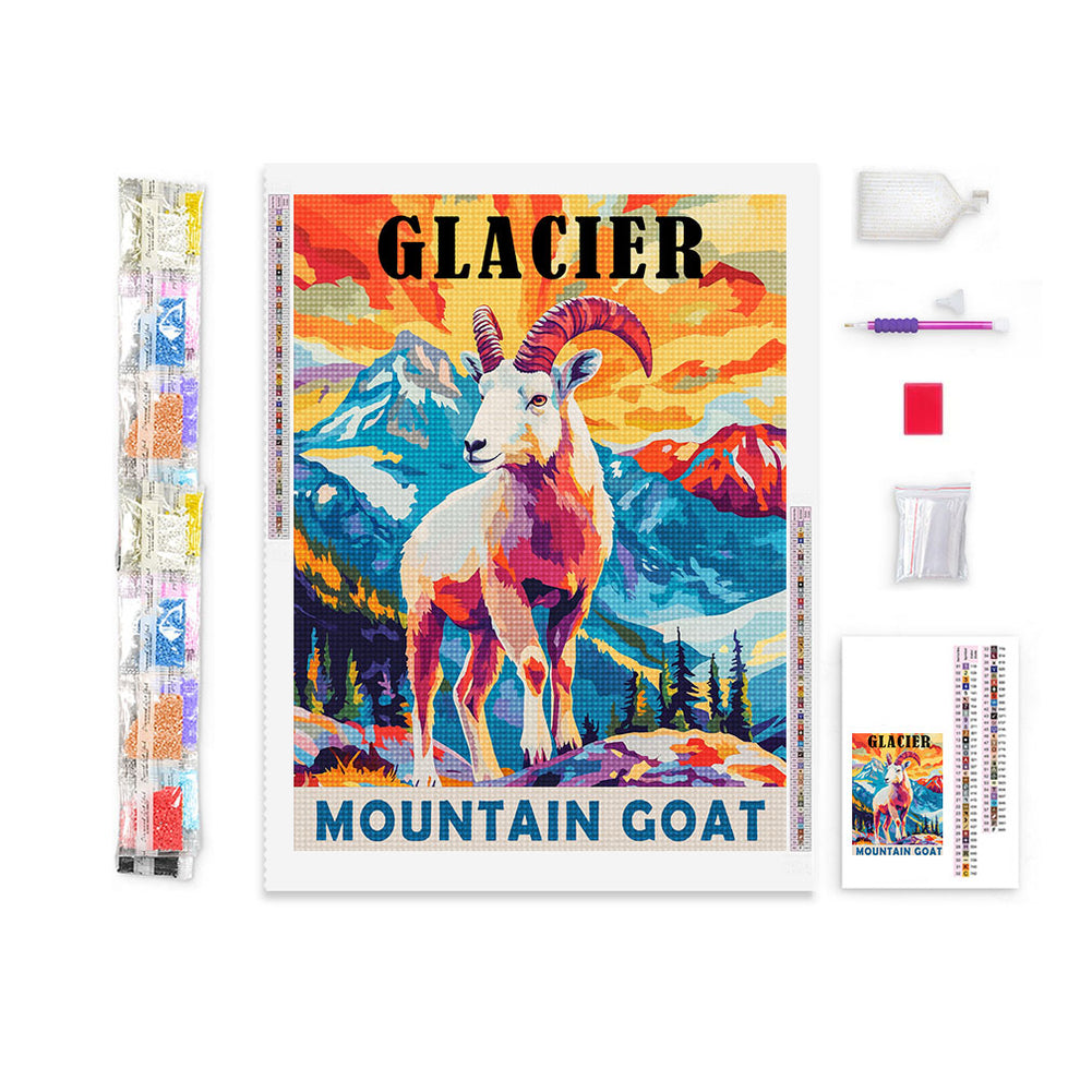 Glacier National Park Animal Diamond Painting – Wander Painting