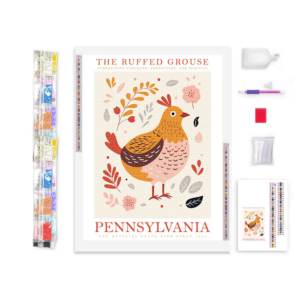 Pennsylvania State Bird Diamond Painting – Wander Painting