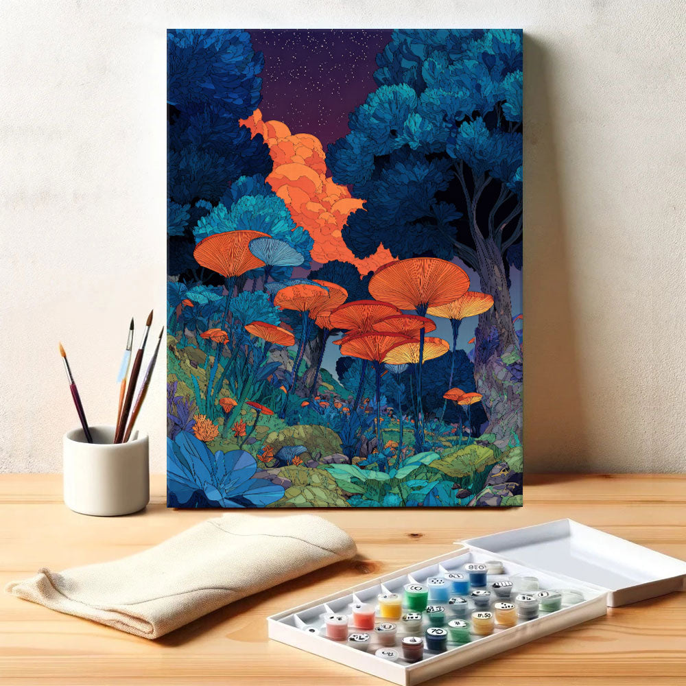 Fantasy Flora | Paint by Numbers Kit – Wander Painting