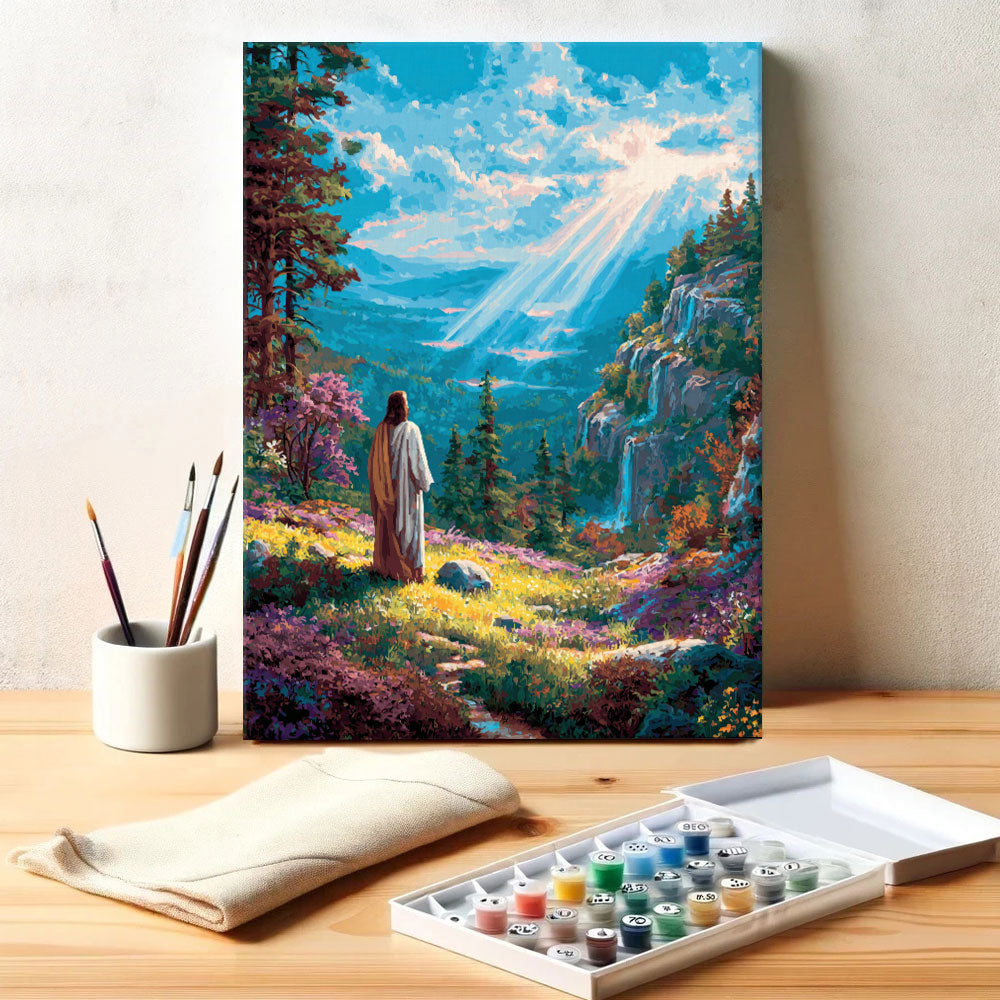 Valley of Peace | Paint by Numbers Kit – Wander Painting