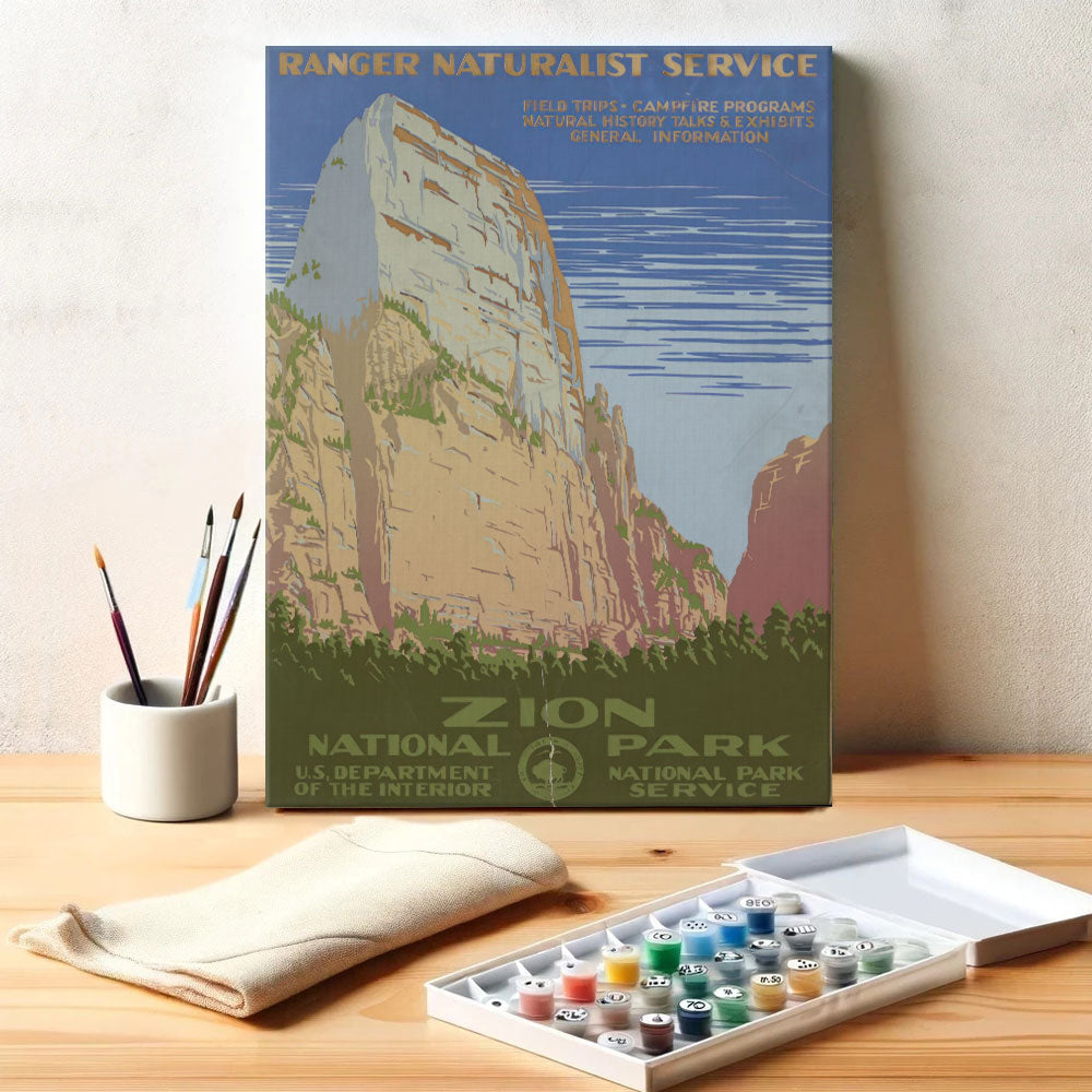 Zion National Park, Ranger Naturalist Service - US Poster – Wander Painting