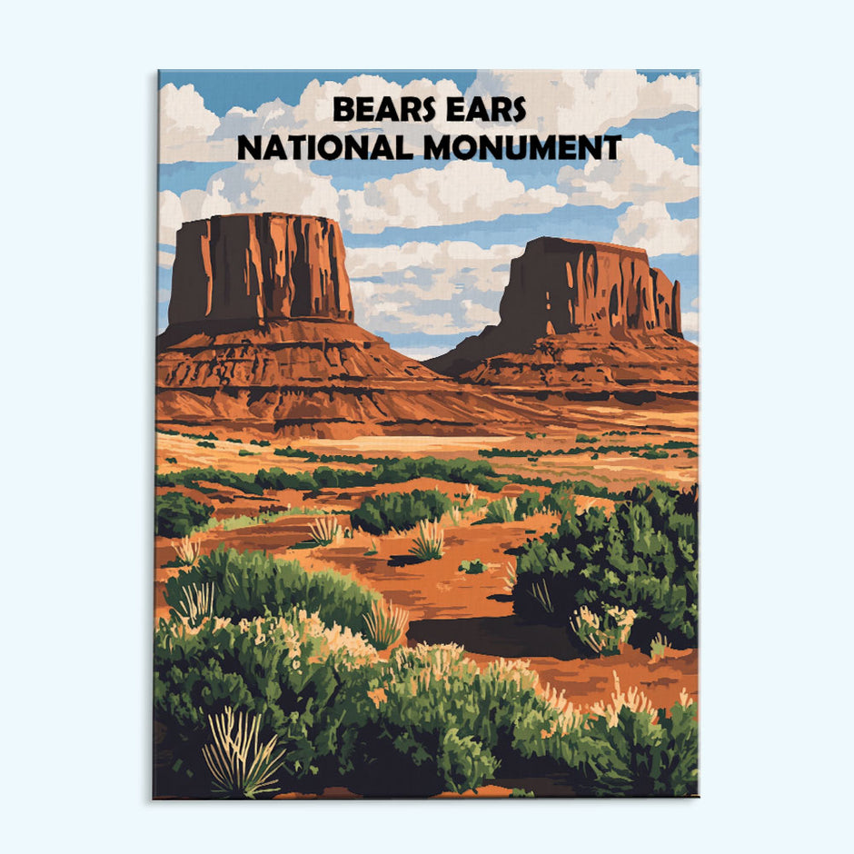 National Monuments Paint-by-numbers – Wander Painting