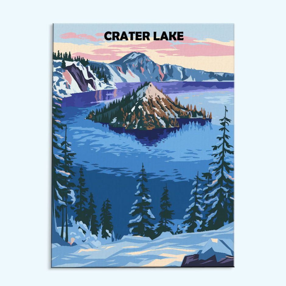U.S. Lake Paint-by-numbers – Wander Painting