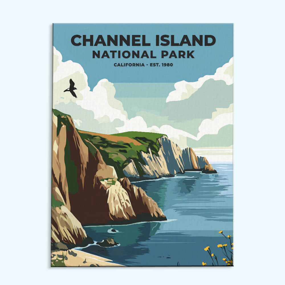 Channel Islands National Park Heritage Edition | Paint by Numbers Kit ...
