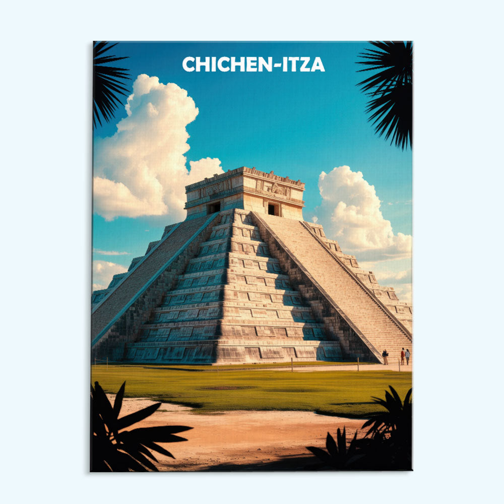 Chichen-Itza, Mexico - World Heritage | Paint by Numbers Kit – Wander ...