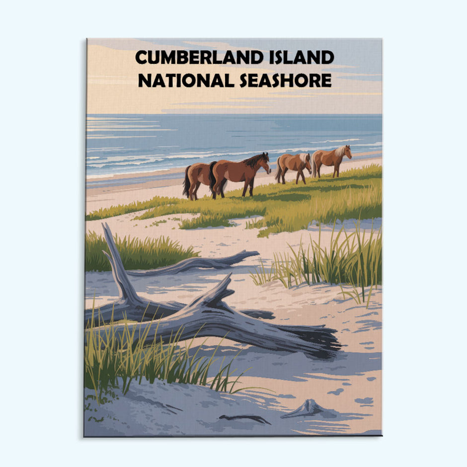 US National Lakeshores and Seashores Paint-by-numbers – Wander Painting