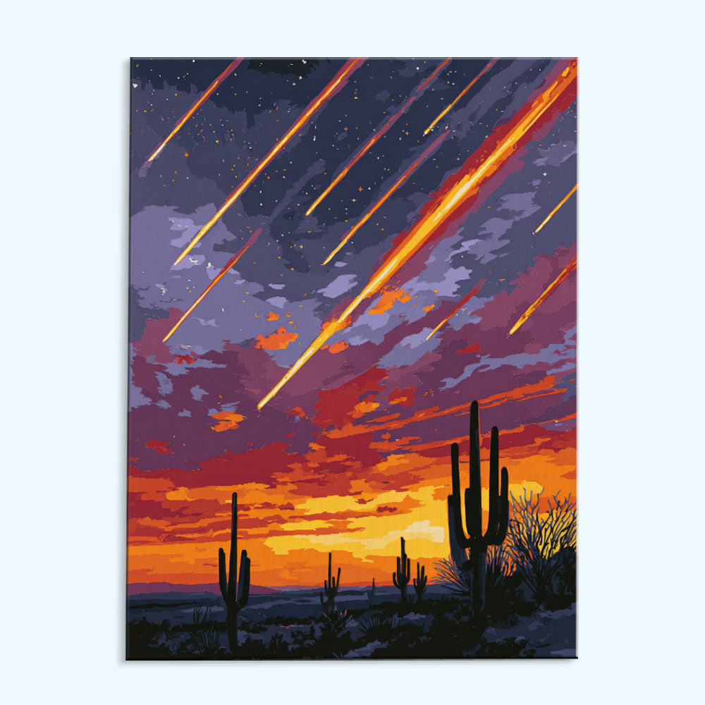 Desert Meteor | Paint by Numbers Kit – Wander Painting