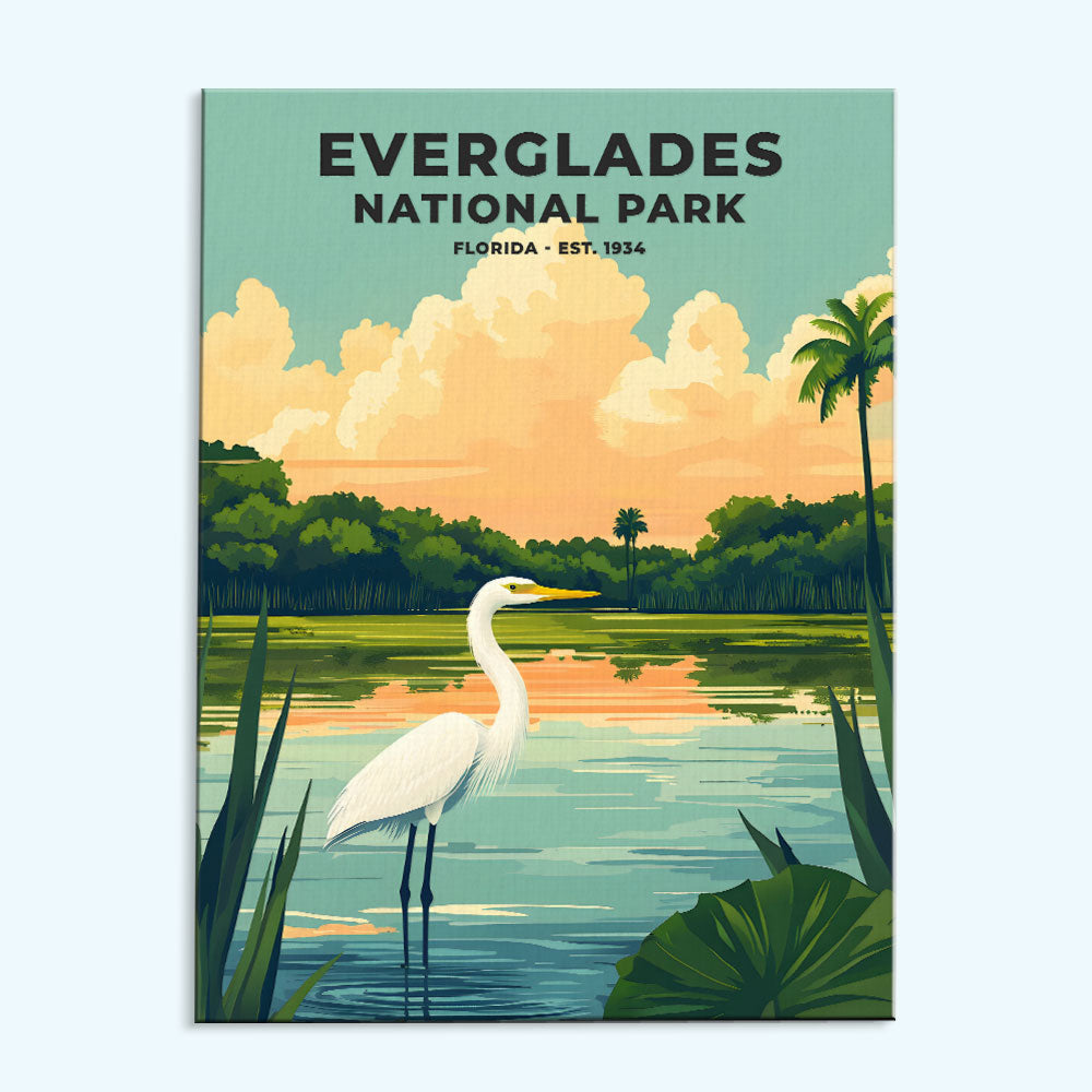 Everglades National Park Heritage Edition | Paint by Numbers Kit ...