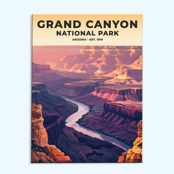 Grand Canyon National Park Heritage Edition | Paint by Numbers Kit ...