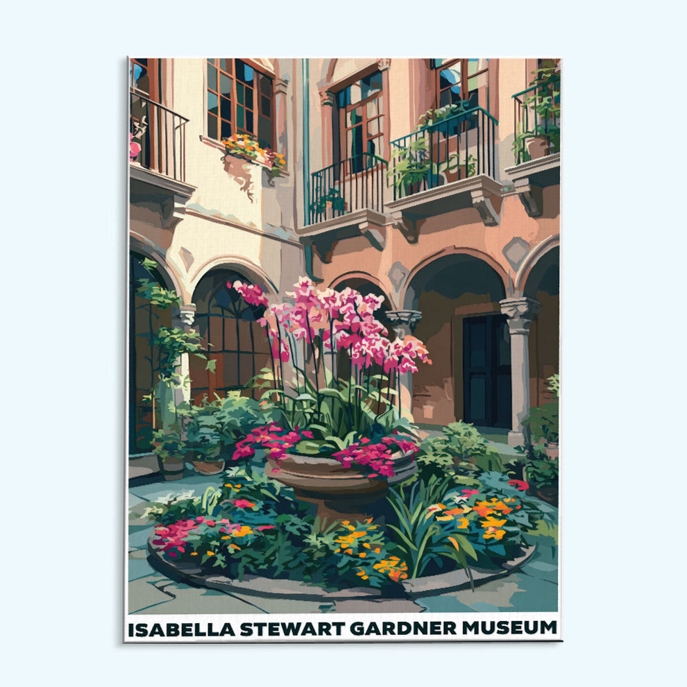 Isabella Stewart Gardner Museum | Paint by Numbers Kit – Wander Painting