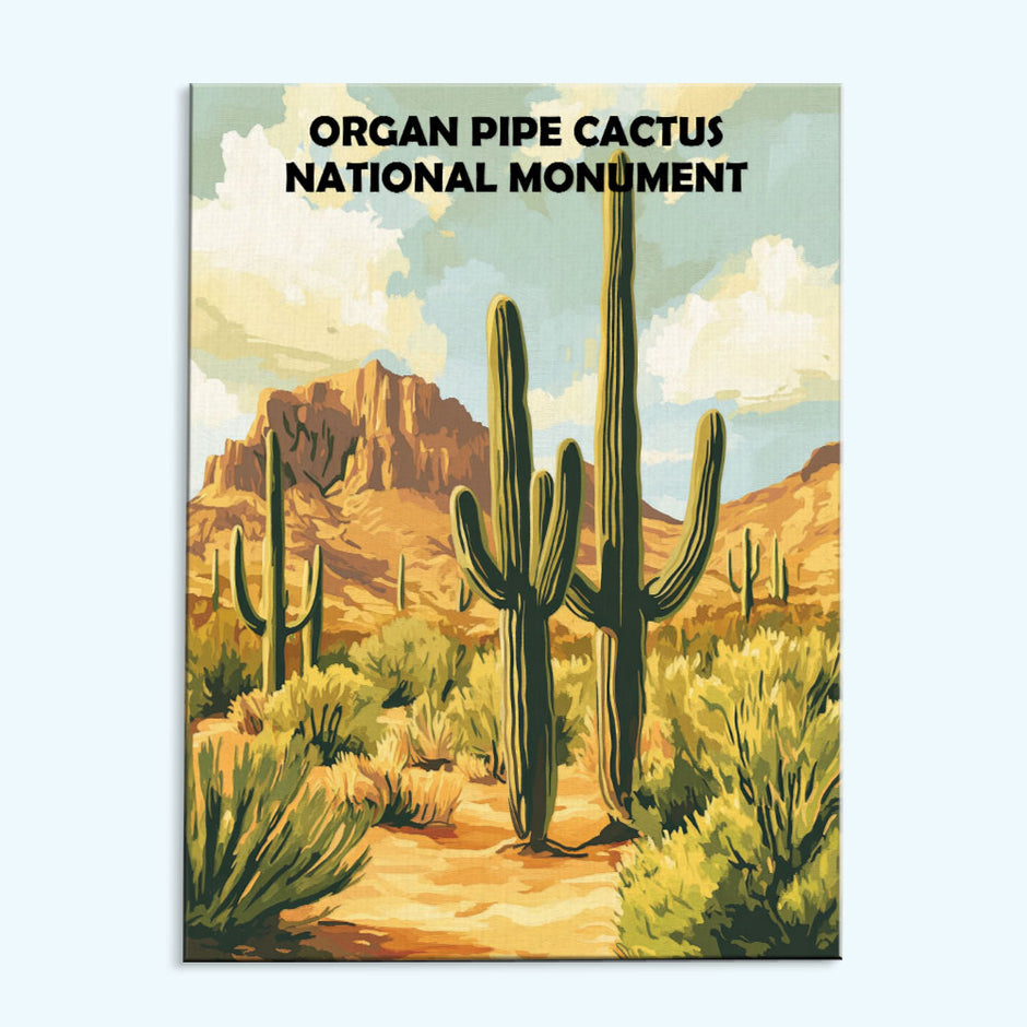 National Monuments Paint-by-numbers – Wander Painting