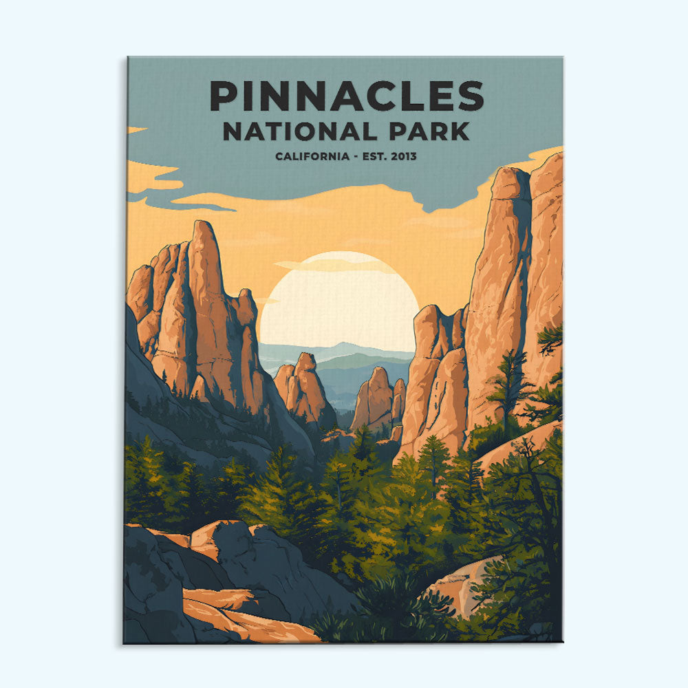 Pinnacles National Park Heritage Edition | Paint by Numbers Kit ...
