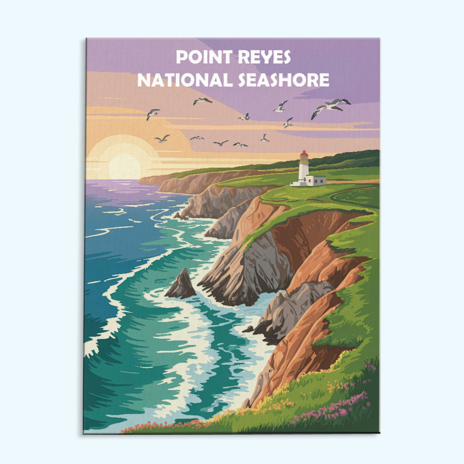 US National Lakeshores and Seashores Paint-by-numbers – Wander Painting