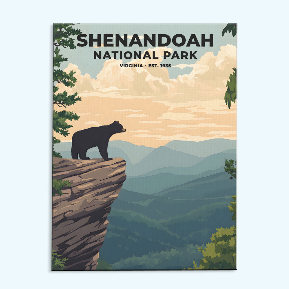 Shenandoah National Park Heritage Edition | Paint by Numbers Kit ...