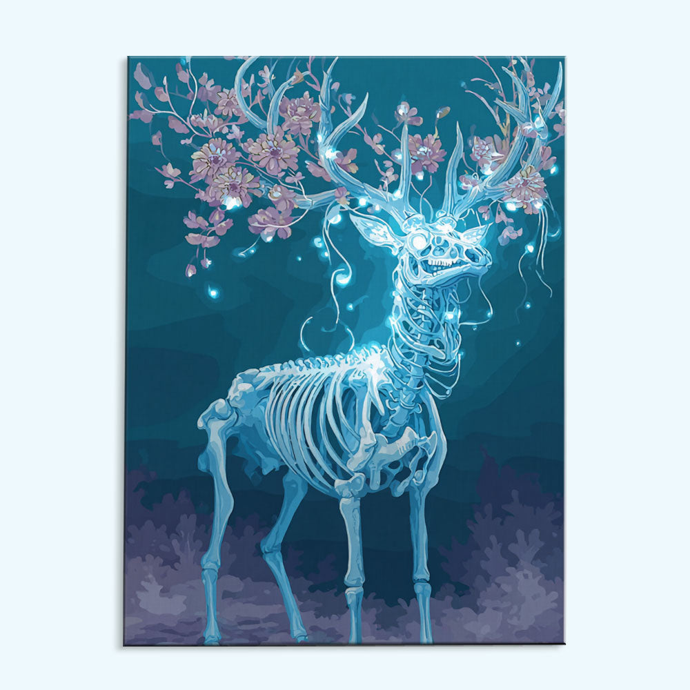 The Spectral Stag | Paint by Numbers Kit – Wander Painting