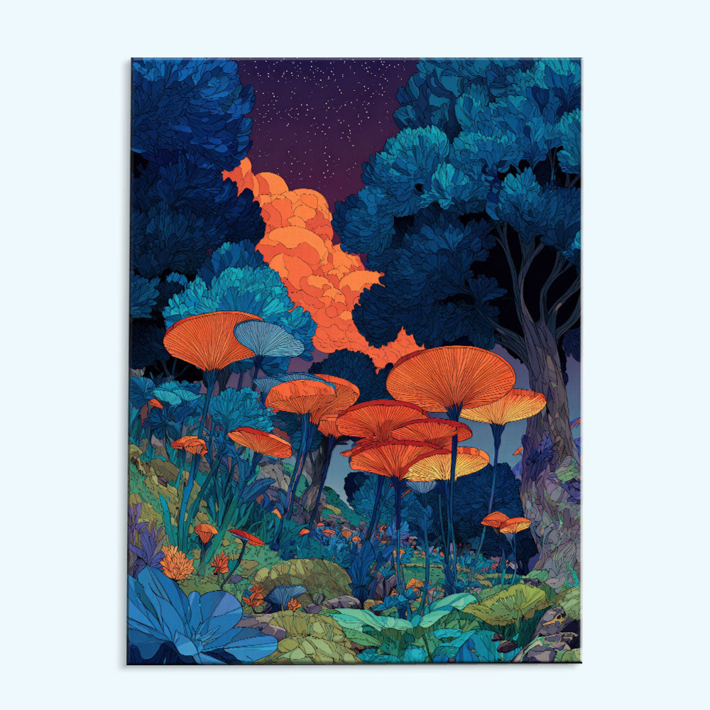 Fantasy Flora | Paint by Numbers Kit – Wander Painting