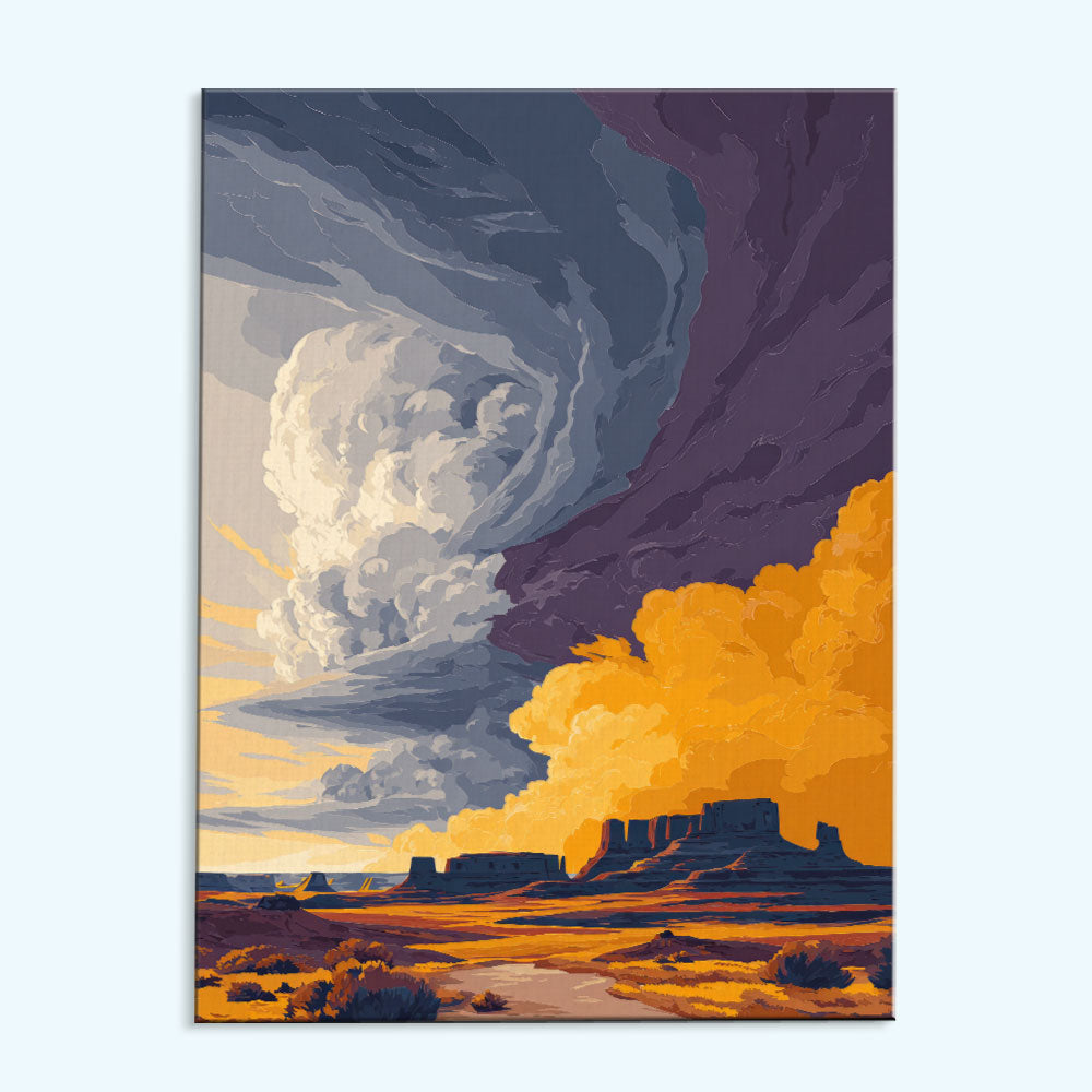 Desert Storm | Paint by Numbers Kit – Wander Painting