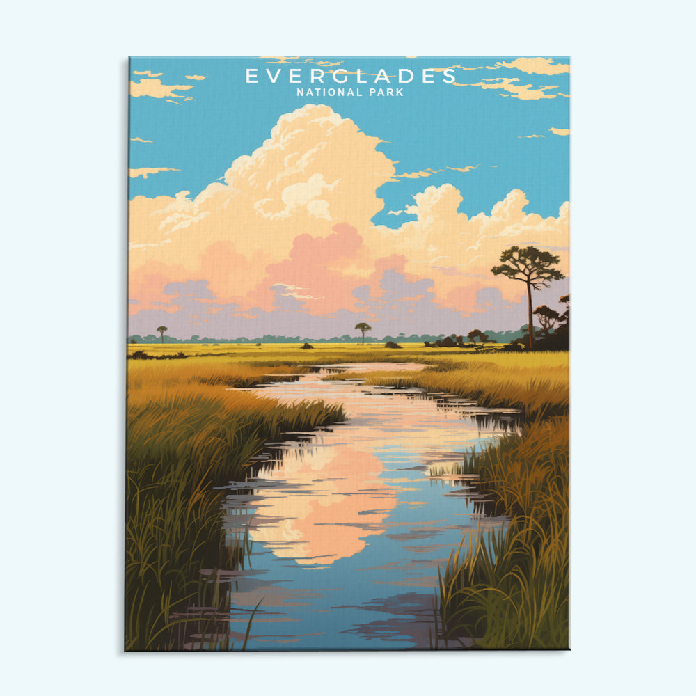 Everglades National Park | Paint by Numbers Kit – Wander Painting