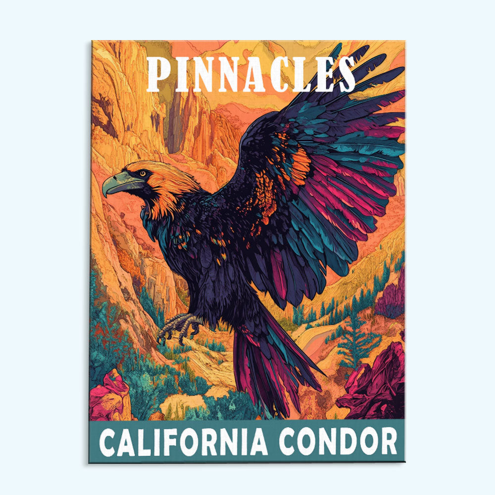 Pinnacles National Park Animal | Paint by Numbers Kit – Wander Painting