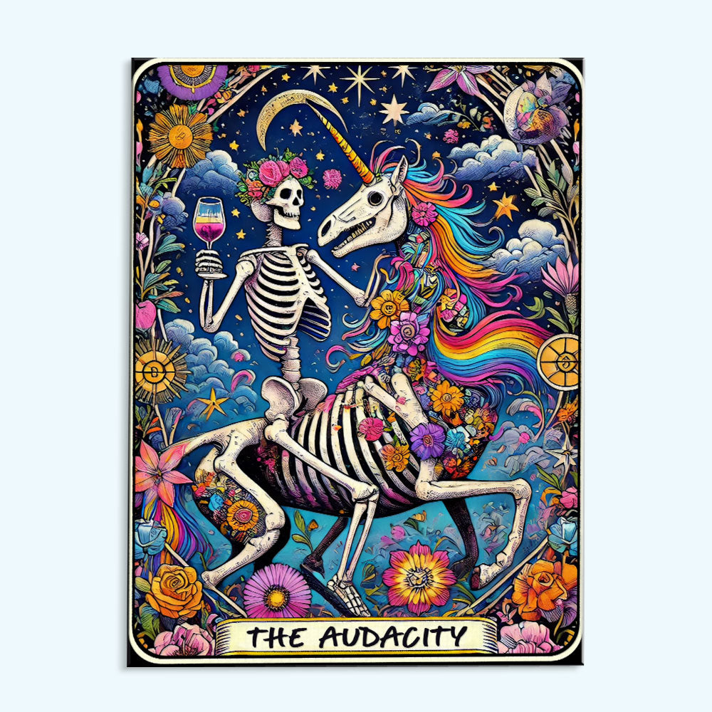 The Audacity - Tarot Card | Paint by Numbers Kit – Wander Painting