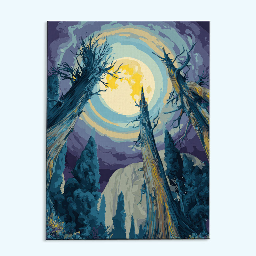 Willow Night | Paint by Numbers Kit – Wander Painting