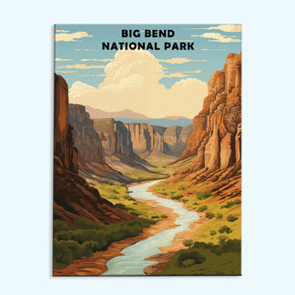 Big Bend National Park | Paint by Numbers Kit – Wander Painting