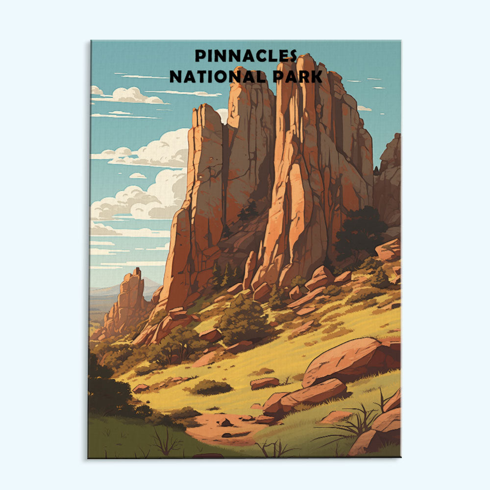 Pinnacles National Park | Paint by Numbers Kit – Wander Painting