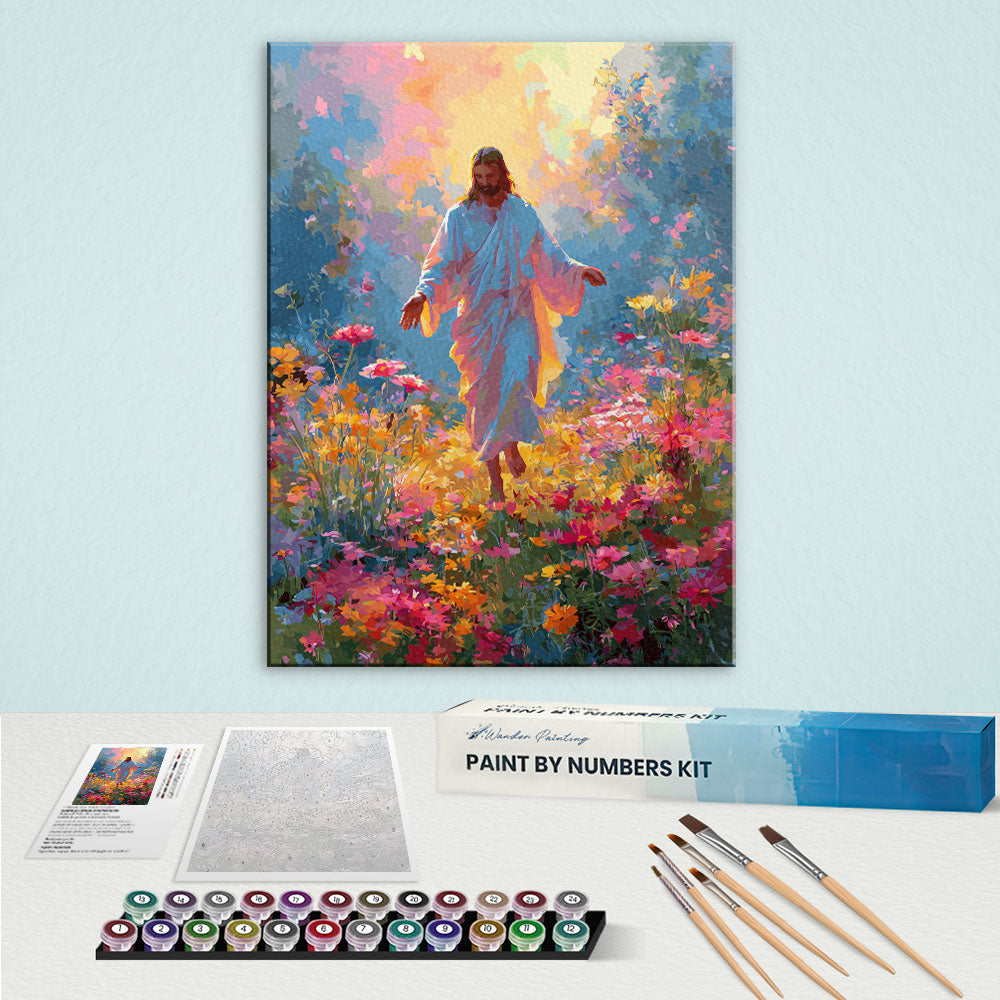 Garden of Light | Paint by Numbers Kit – Wander Painting