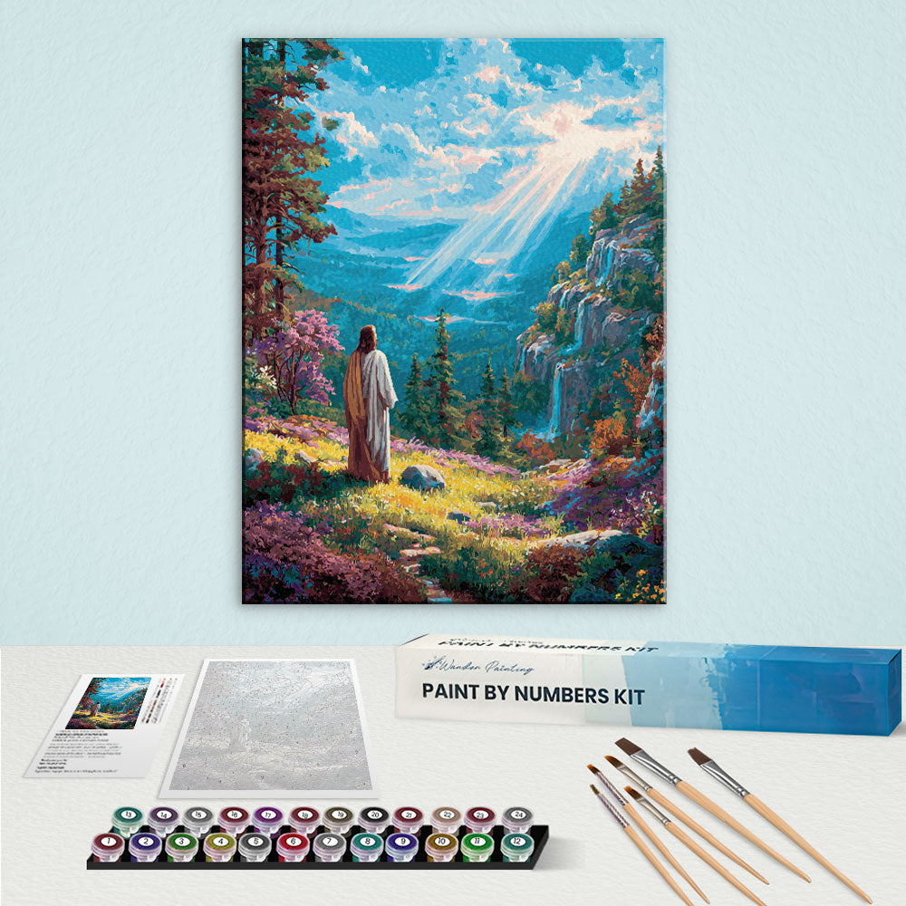Valley of Peace | Paint by Numbers Kit – Wander Painting